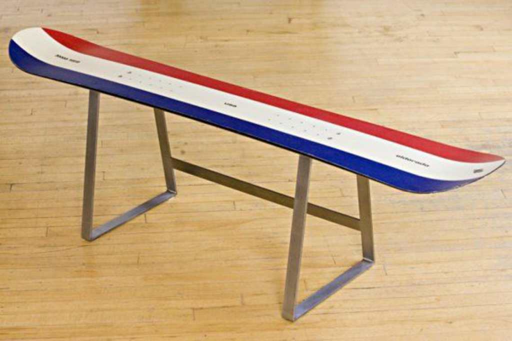 30 Of The Best And Most Bizarre Upcycled Skis And Snowboards ...