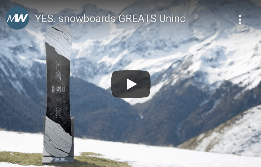 Gear Guide Video Review - YES. Snowboards' Greats Uninc | Mountainwatch