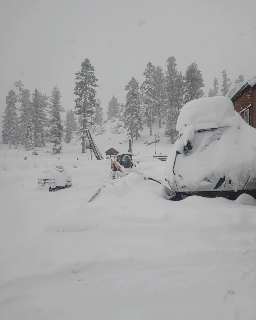 Strong Storm Hits California’s Sierras – Atmospheric River Dropping ...