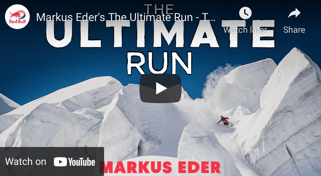 Markus Eder's The Ultimate Run - The Most Insane Ski Run Ever Imagined. Must Watch Video ...