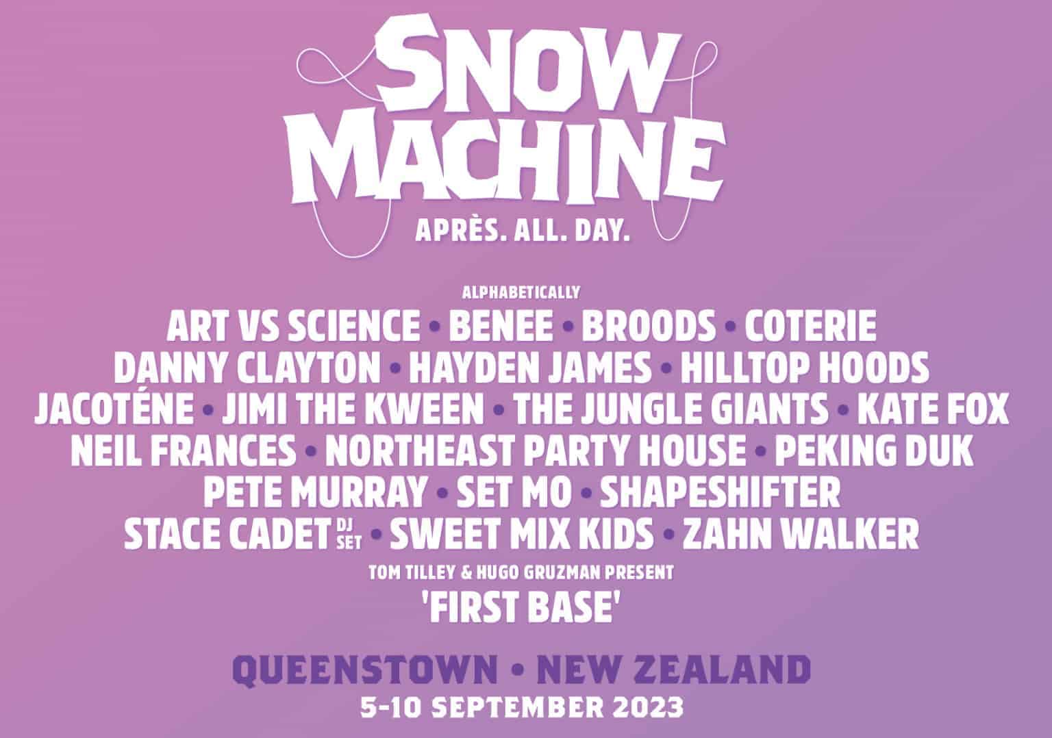 Snow Machine Returns To Queenstown In 2023 With 5 Days Of Music ...