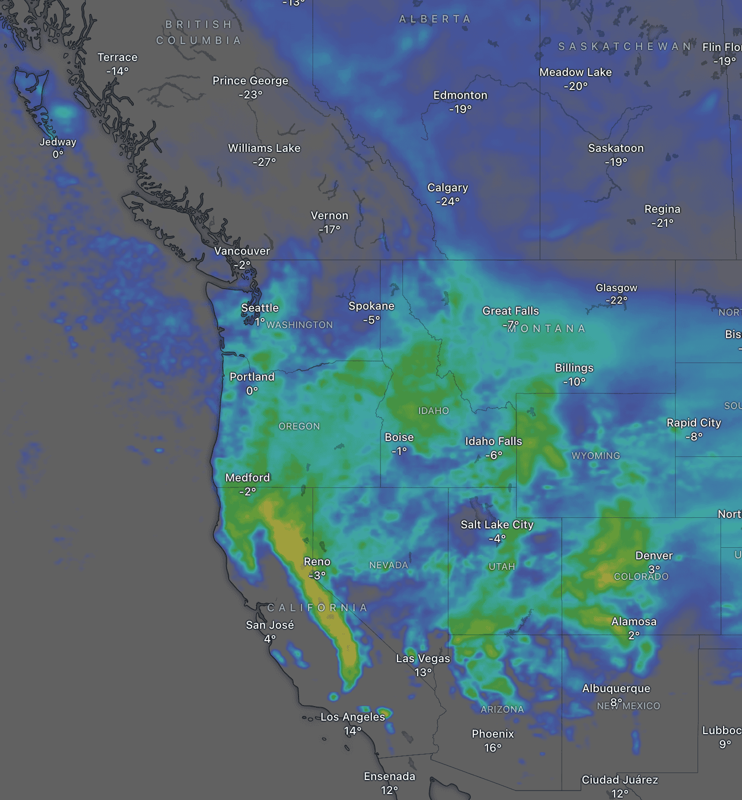 Grasshopper’s Weekly North America Forecast , Thursday Feb 6th – Cold ...
