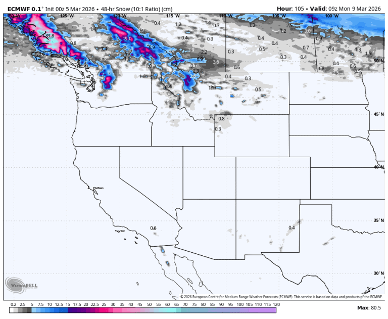 Vail Weather | Vail Snow Forecast | Mountainwatch